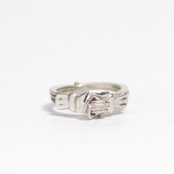 Silver Puzzle Ring - Etsy