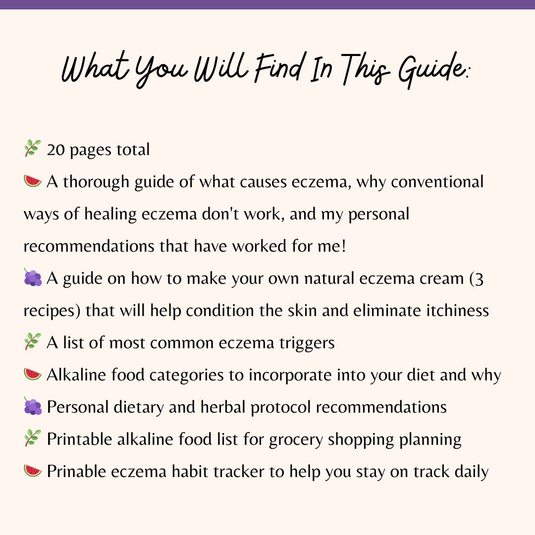Healing Eczema Naturally Guide, Eczema Relief, Skin Healing, Eczema ...