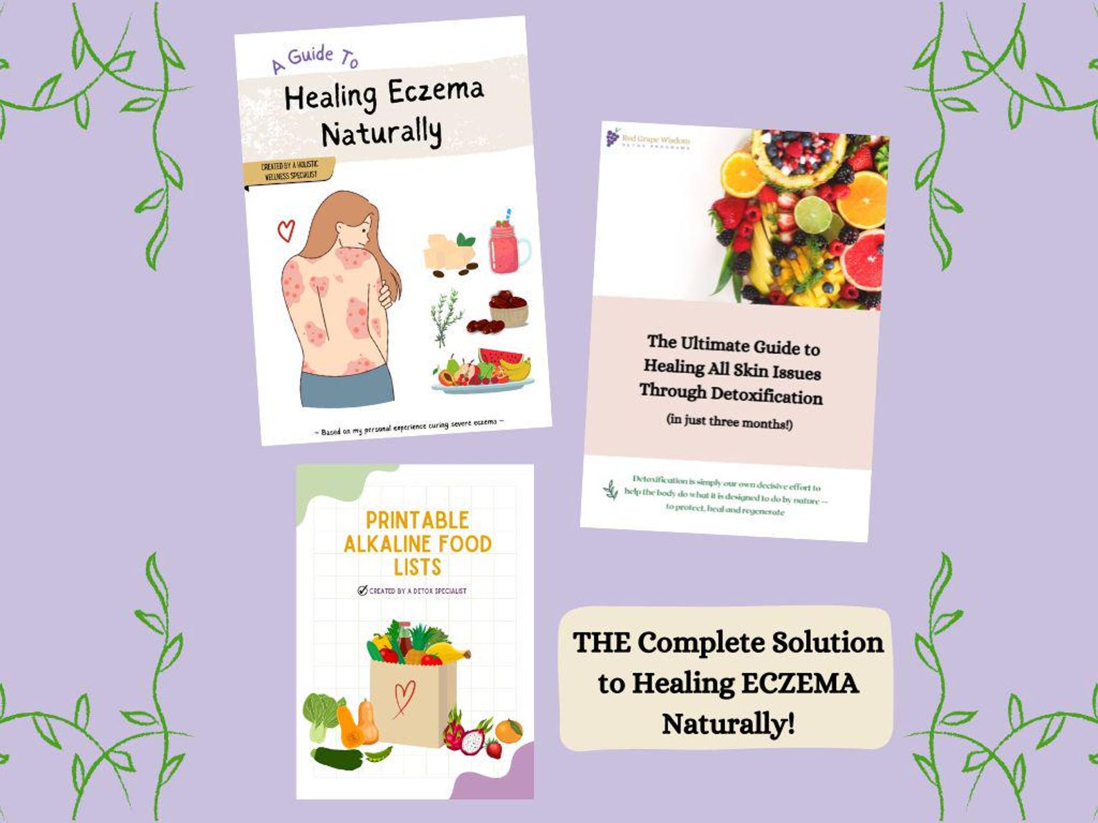 Healing Eczema Naturally Guide, Eczema Relief, Skin Healing, Eczema ...