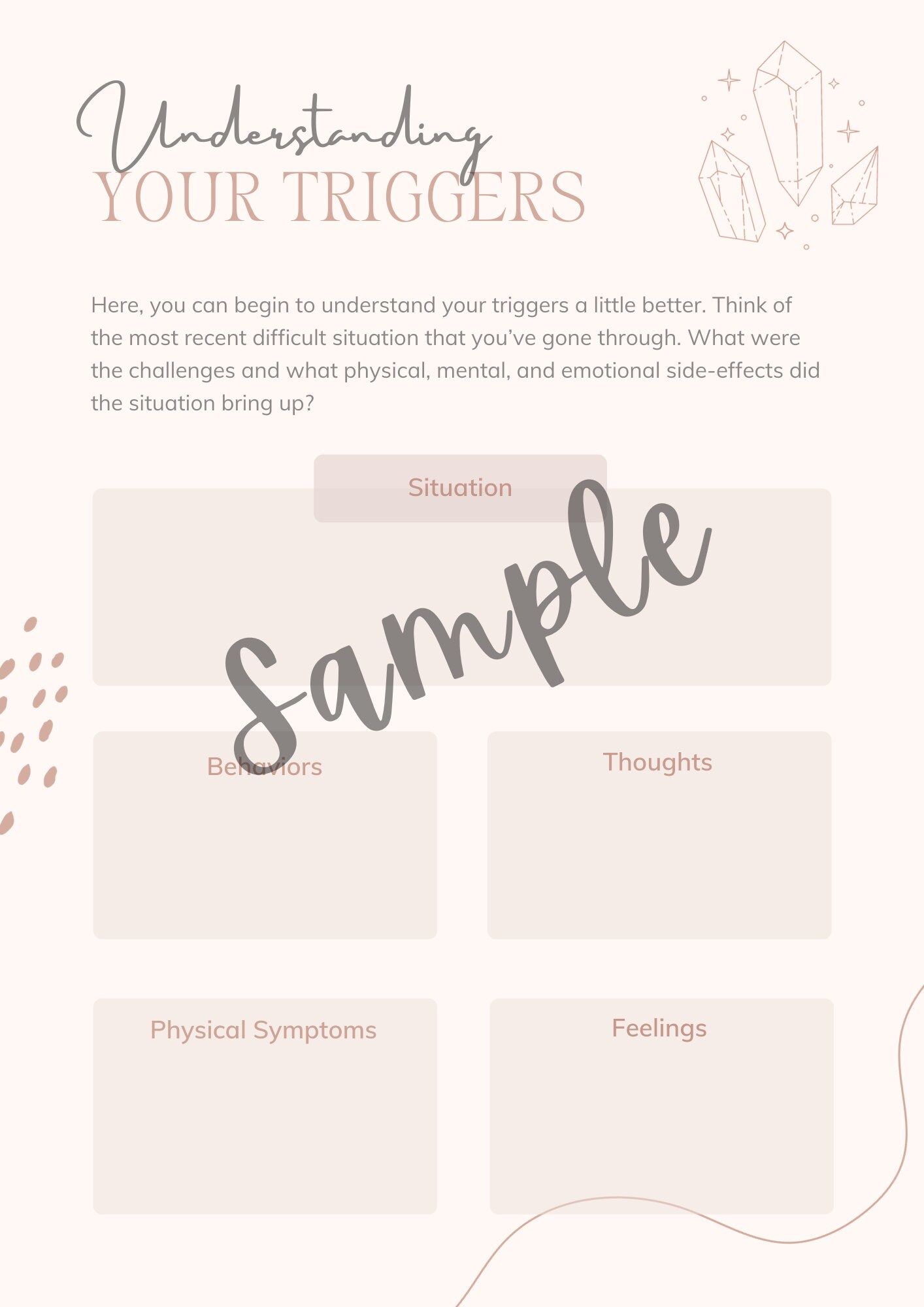 Self-awareness Printable Workbook, Therapy Workbook, Self Reflection ...