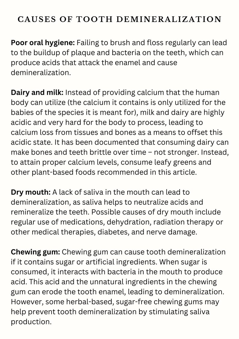 Tooth Remineralization Guide, Tooth Grinding, Weak Teeth, Healing Teeth ...