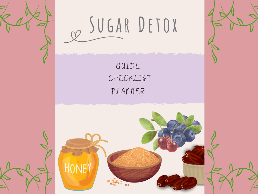 1-month Sugar Detox Checklist & Guide, Wellness Checklist, Processed ...