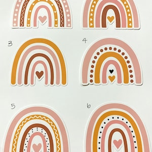 Boho Rainbow Sticker | Boho Sticker for Laptop | Sticker for Water ...