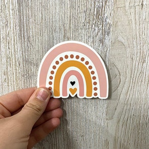 Boho Rainbow Sticker | Boho Sticker for Laptop | Sticker for Water ...
