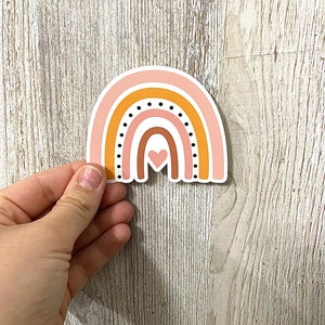 Boho Rainbow Sticker | Boho Sticker for Laptop | Sticker for Water ...