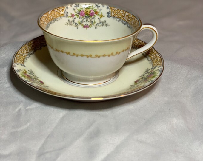 Rose China Tea Cup and Saucer Made in Japan, RO16 Pattern, - Etsy