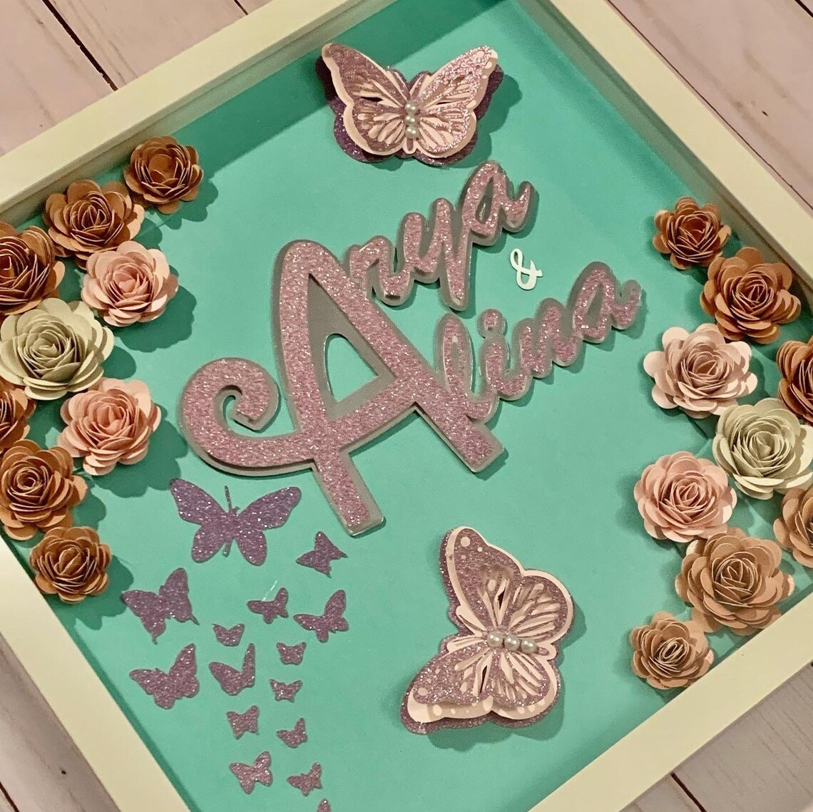 Personalized Baby Shadow Box, Custom Gift for Newborn, Baby Gift, Baby ...