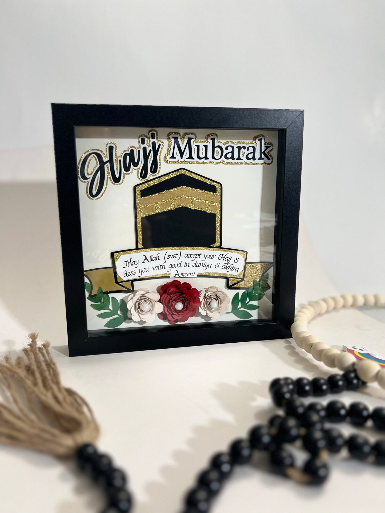 Hajj Mubarak Gift, Hajj Mubarak Shadow Box, Hajj Gift, Eid Mubarak Gift ...