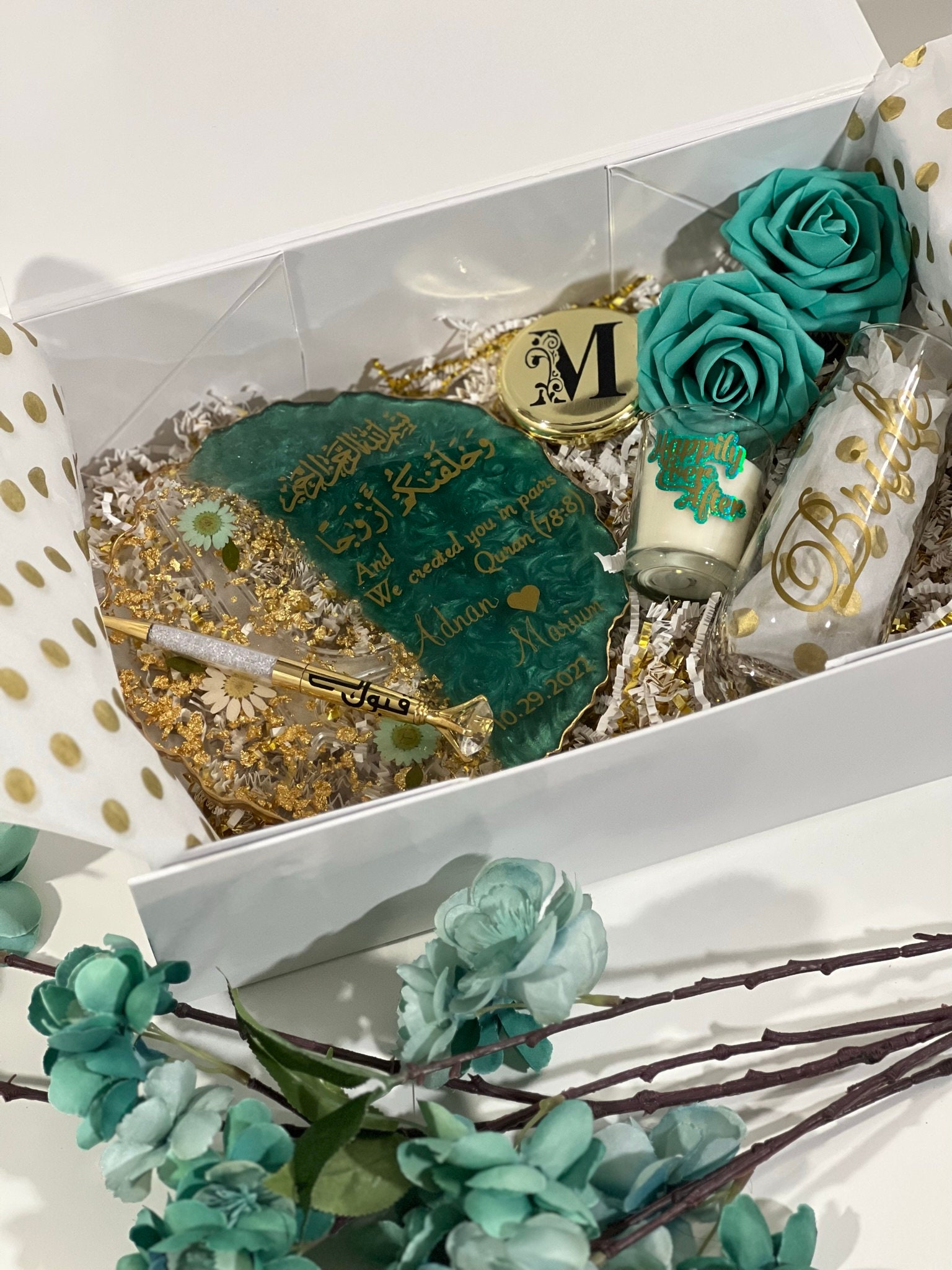 Bridal Gift Set, Luxury Bridal Gift Set, Gifts for Bride, Wedding Gift ...