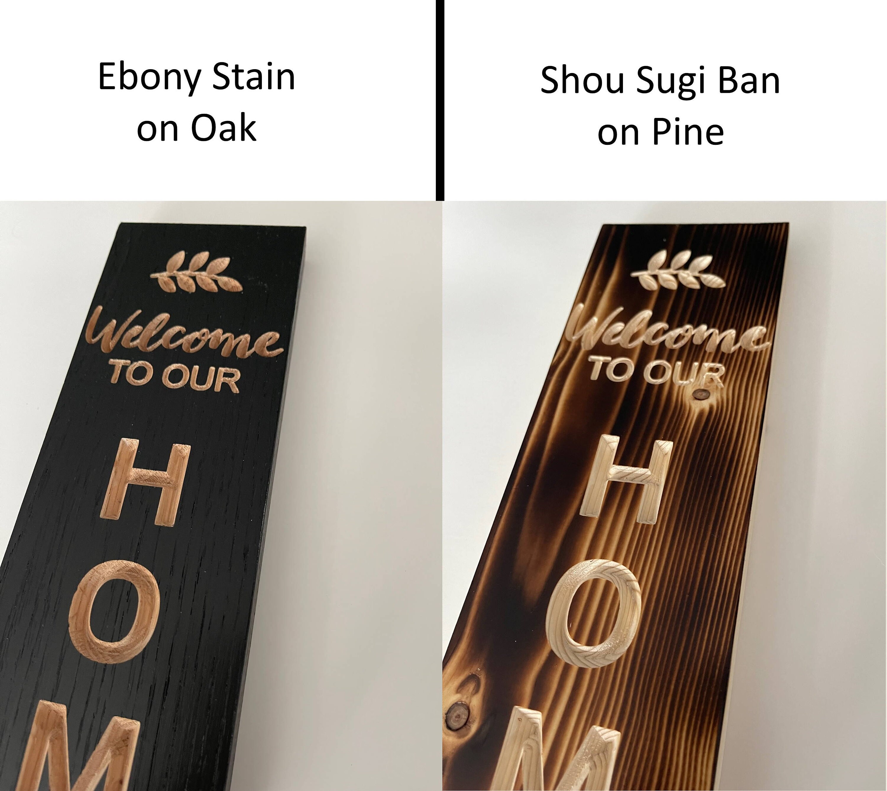 Custom Carved Home Sign Vertical Sign Personalized Welcome to Our Home ...