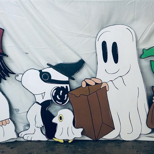 Peanuts Christmas Yard Art - Etsy