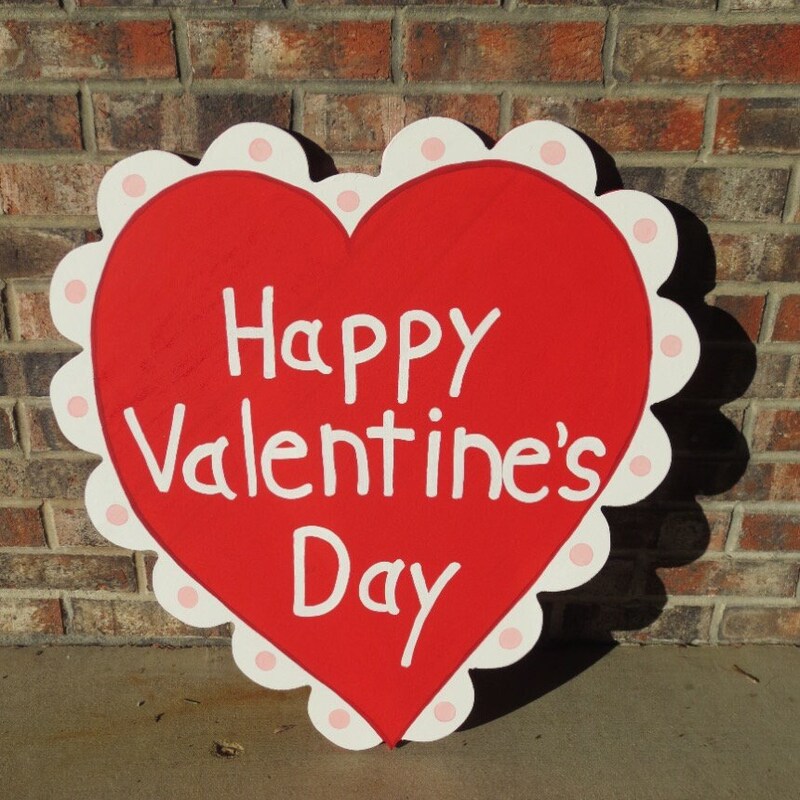 Valentines Wood Sign - Etsy