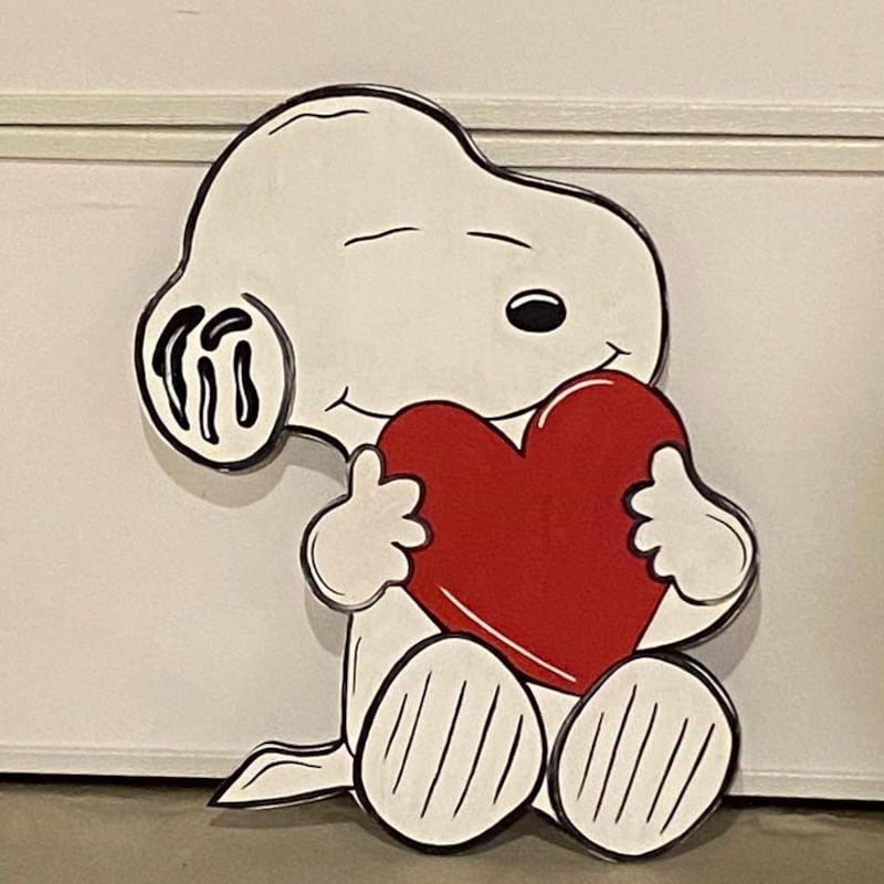 Snoopy Lawn Decor - Etsy