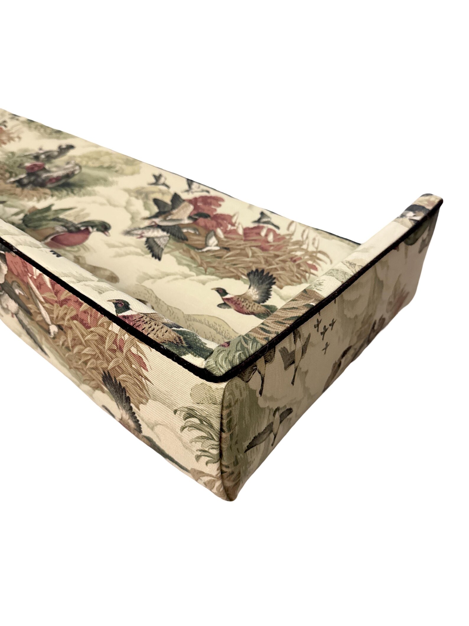 Custom Upholstered English Country Cornice Board – Pelmet Box– 42” Wide ...