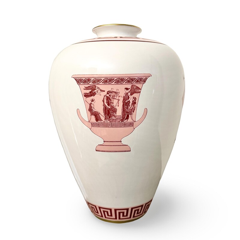 Greek Key Vase - Etsy