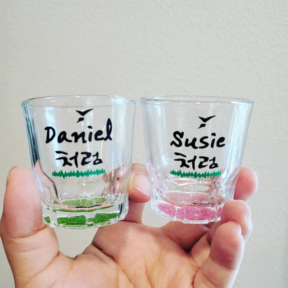 Korean Soju Glass Personalized Name - Etsy