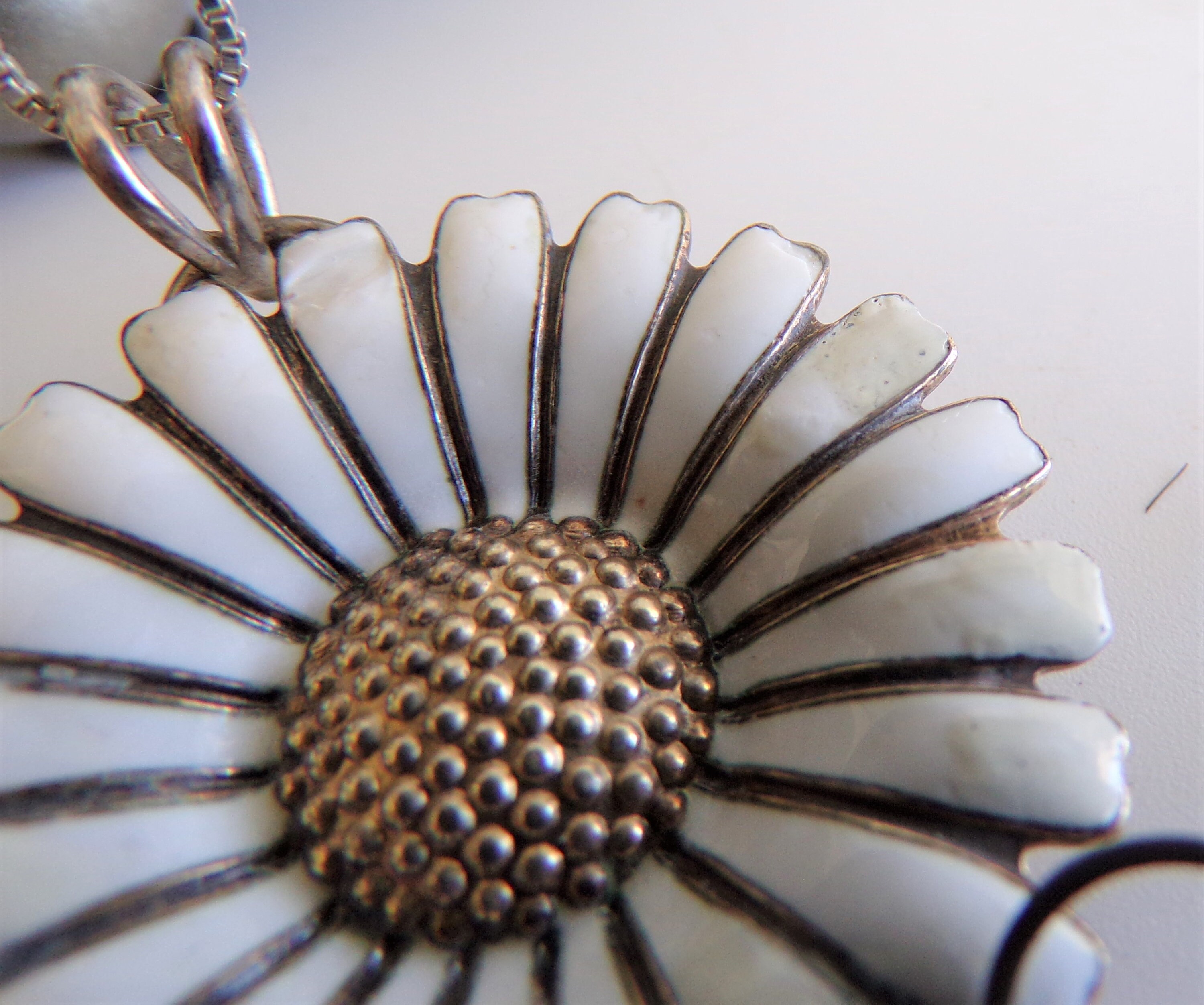 1960s Volmer Bahner denmark Sterling Silver Daisy Earrings - Etsy