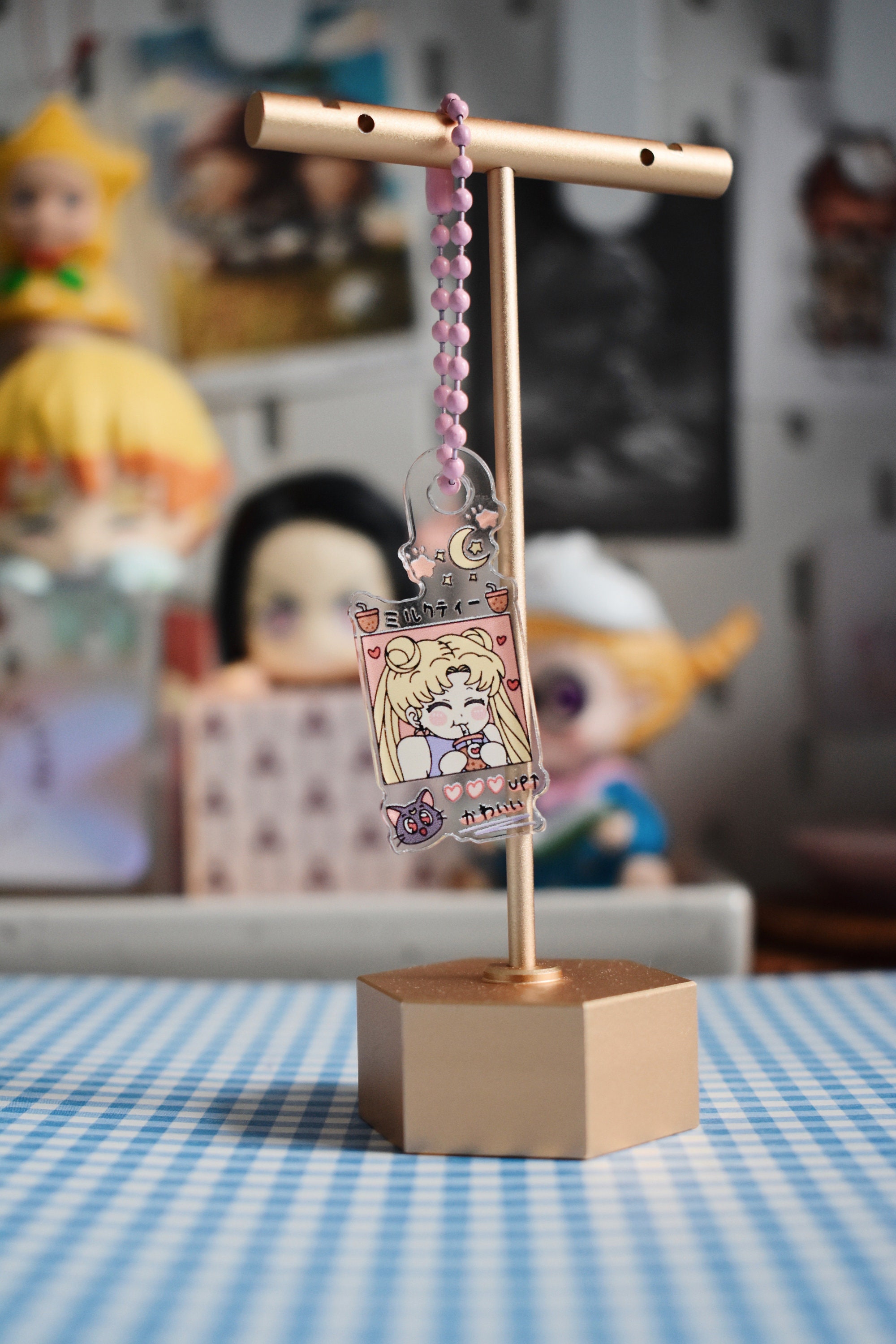 Anime Acrylic Keychain | Anime | Mini Keychain | Handmade | Bag ...