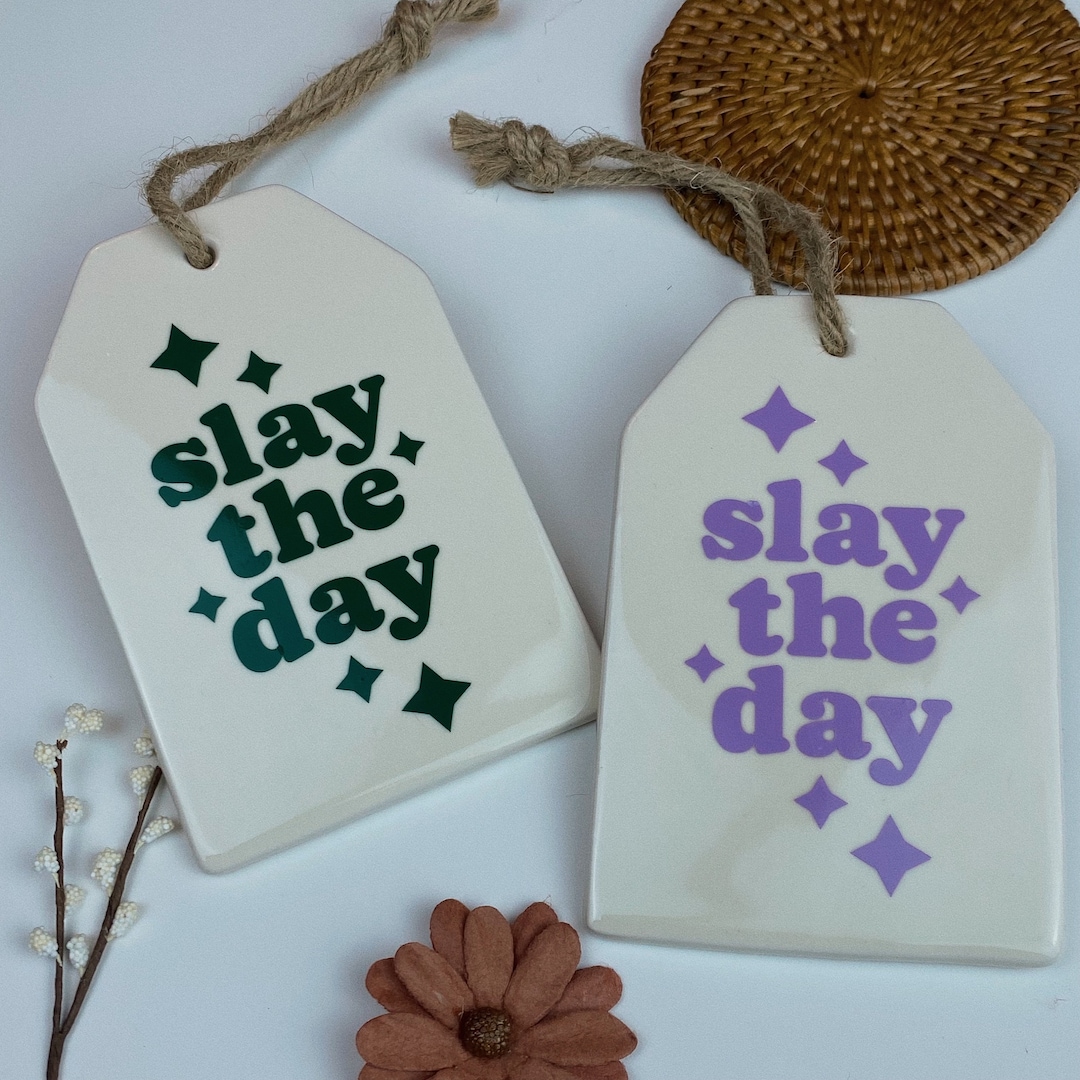 TWEC Wall Decor Ceramic Wall Accessories Signs Hand Made aesthetic ...