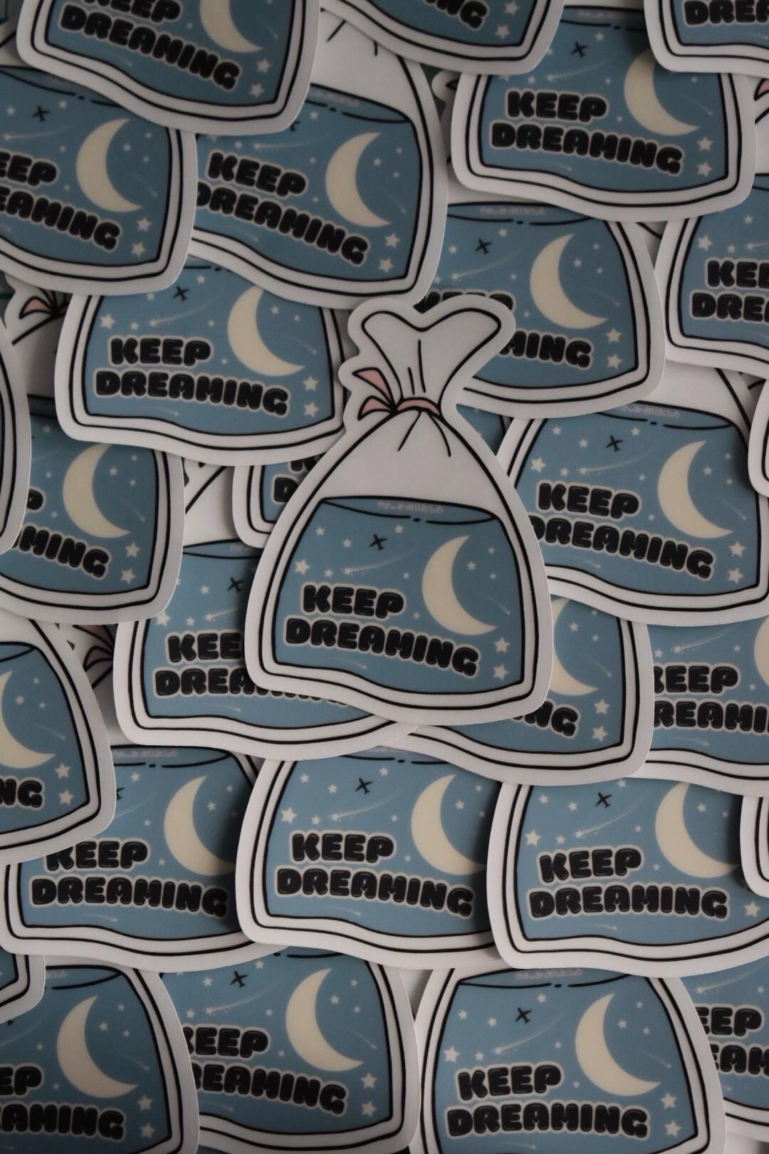 Keep Dreaming |aesthetic Clear Sticker | Decal | Aesthetic | Sticker ...