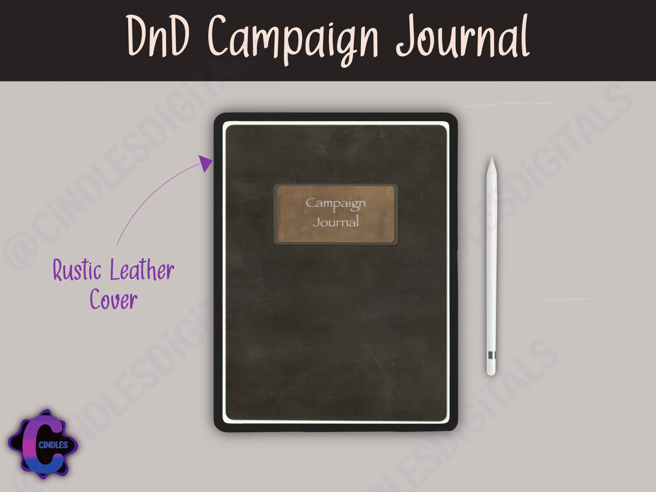 Dnd Campaign Digital Journal - Etsy