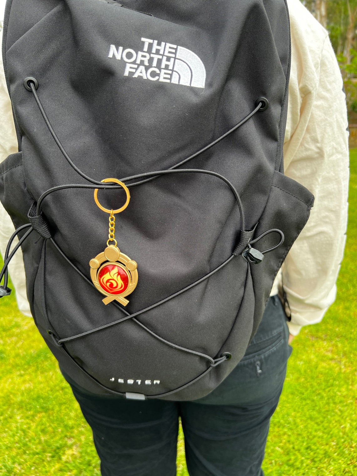 Genshin Impact Pyro Vision Keychain - Etsy