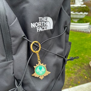 Genshin Impact Anemo Vision Keychain - Etsy