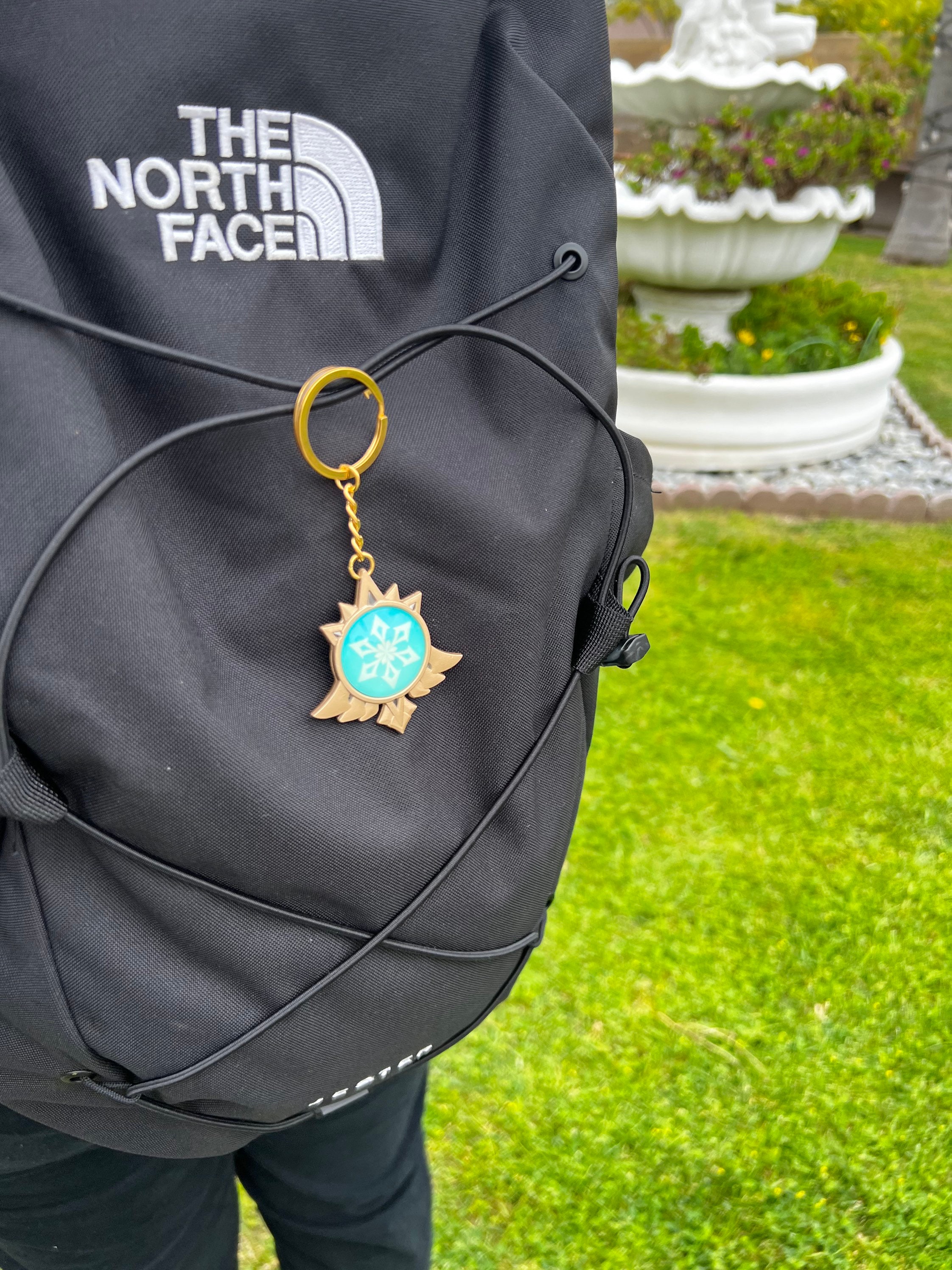 Genshin Impact Cryo Vision Keychain - Etsy