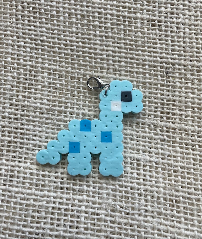 Cute Dino Perler Bead Keychains - Keychains - Etsy