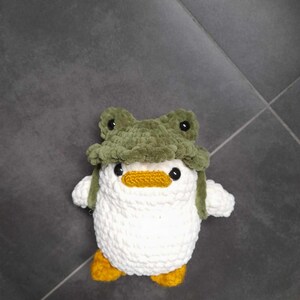 Duck With Frog Hat Downloadable Pattern - Etsy