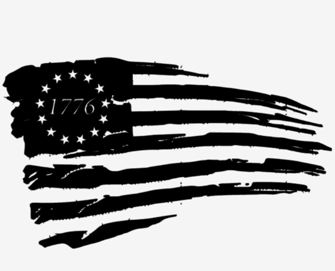 Betsy Ross American Flag Decal - Etsy