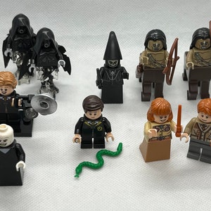 Lego Harry Potter Minifigures: Voldemort Death Eater Arthur - Etsy