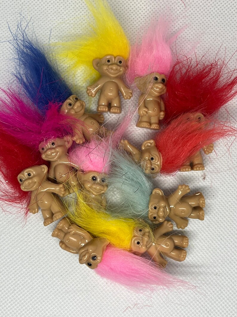 Vintage Miniature Troll Dolls - Etsy