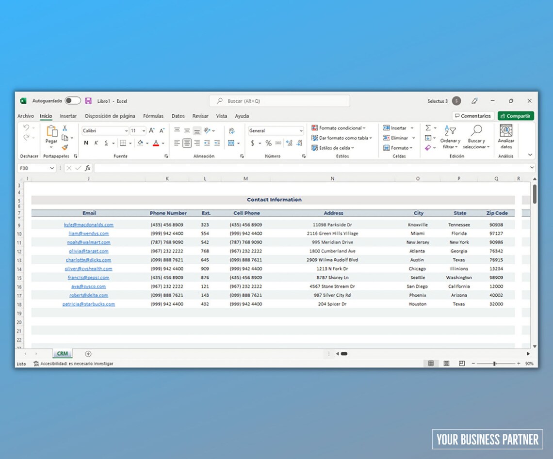 Customer Database/ Customer List/ Leads/ CRM/ Excel Template/ Easy to ...