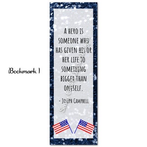 Independence Day Printable Bookmark Set, Digital Bookmark, Instant ...