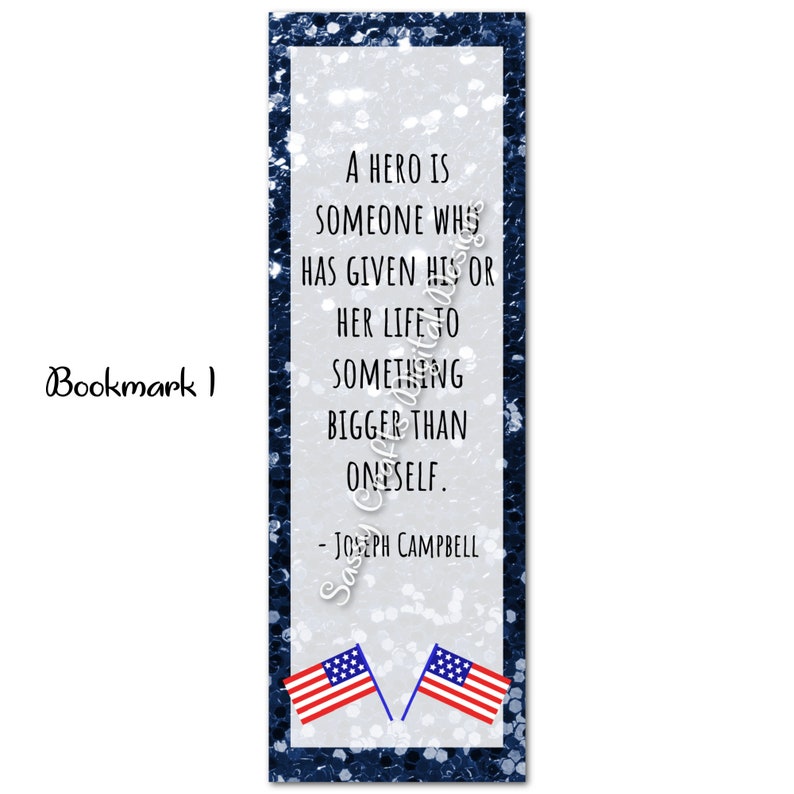 Independence Day Printable Bookmark Set, Digital Bookmark, Instant ...