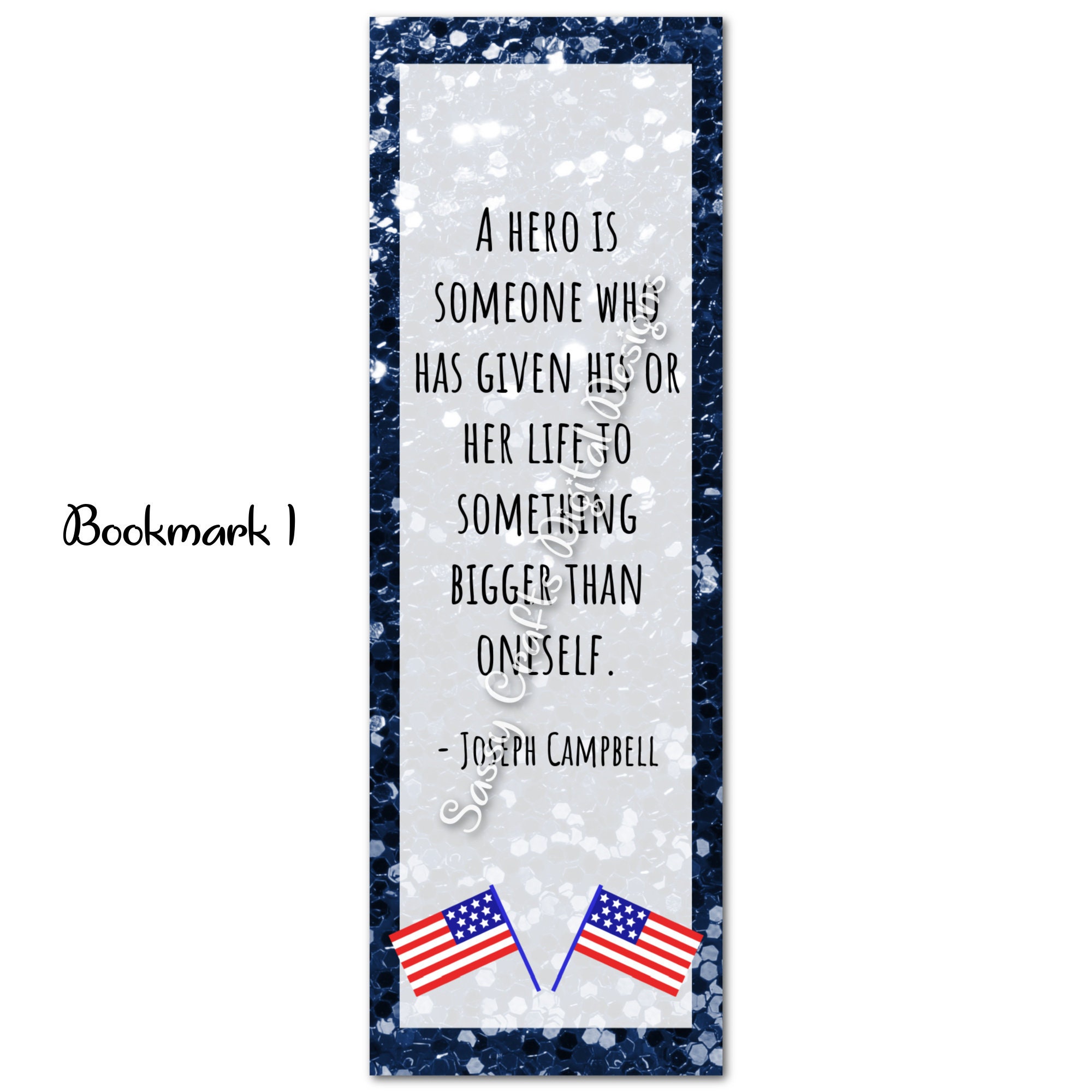 Independence Day Printable Bookmark Set, Digital Bookmark, Instant ...