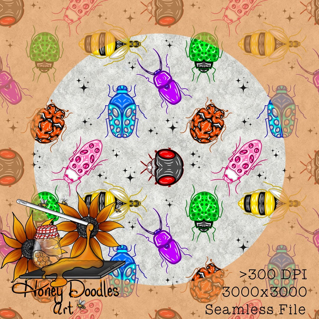 Seamless Bugs, Seamless Insects, Seamless Bug File, Seamless Files for ...