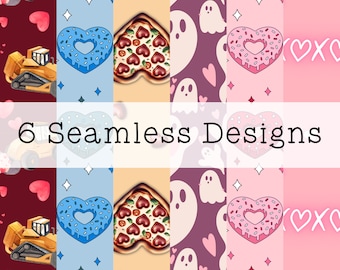 Seamless Liquid Marbles, 12 Design Bundle, Bundle of Seamless Designs ...