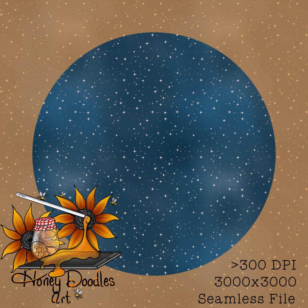Starry Night Seamless File, Digital Paper - Etsy