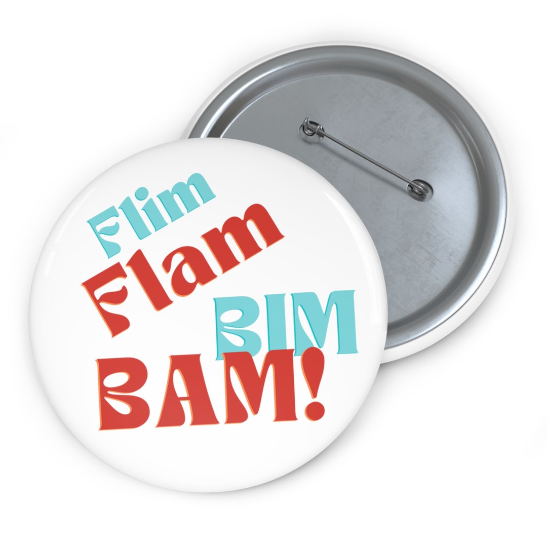 Ole Miss Pin Button Flim Flam Bim Bam - Etsy