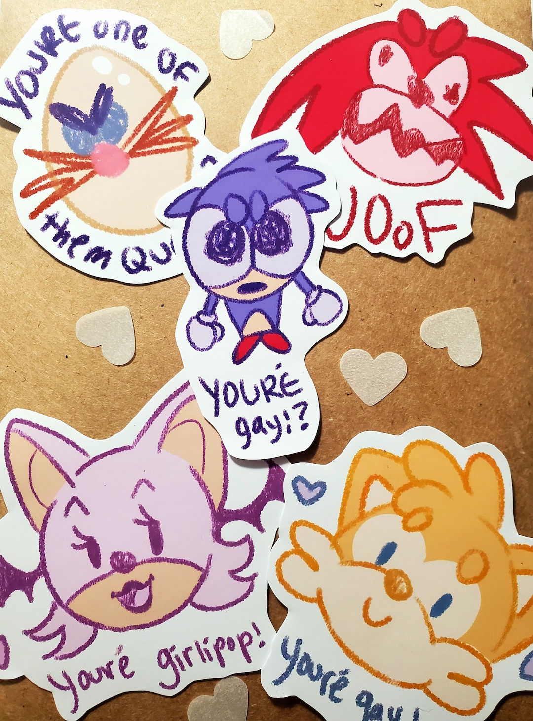Sonic Stickers - Etsy