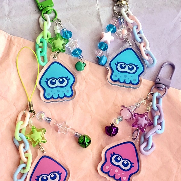 Splatoon Keychain - Etsy