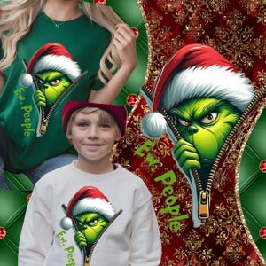The Grinch Eww People... Png, Christmas Tshirt Design, Christmas ...