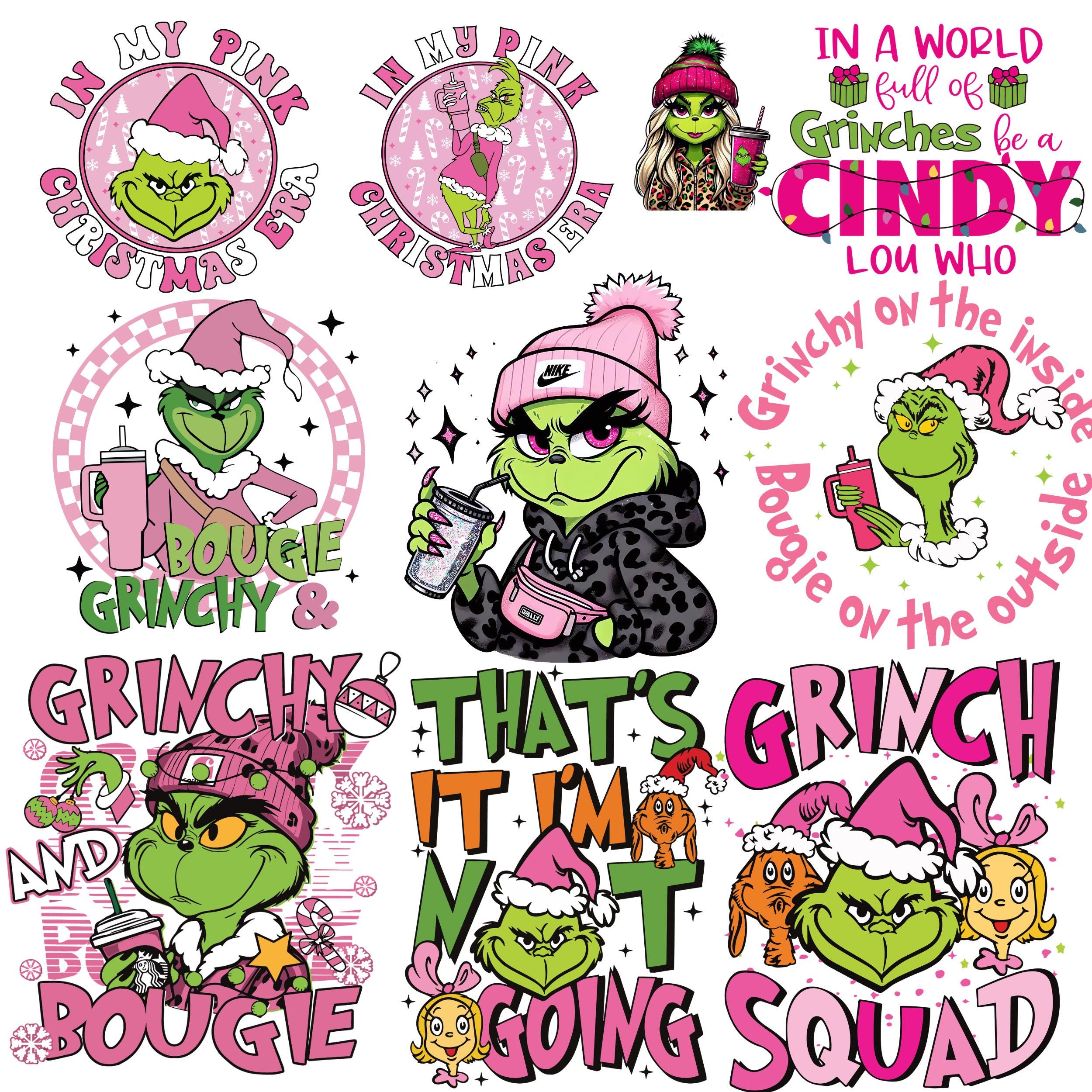 Pink Grinchmas Png 300 Dpi Digital Download Clipart Designs - Etsy