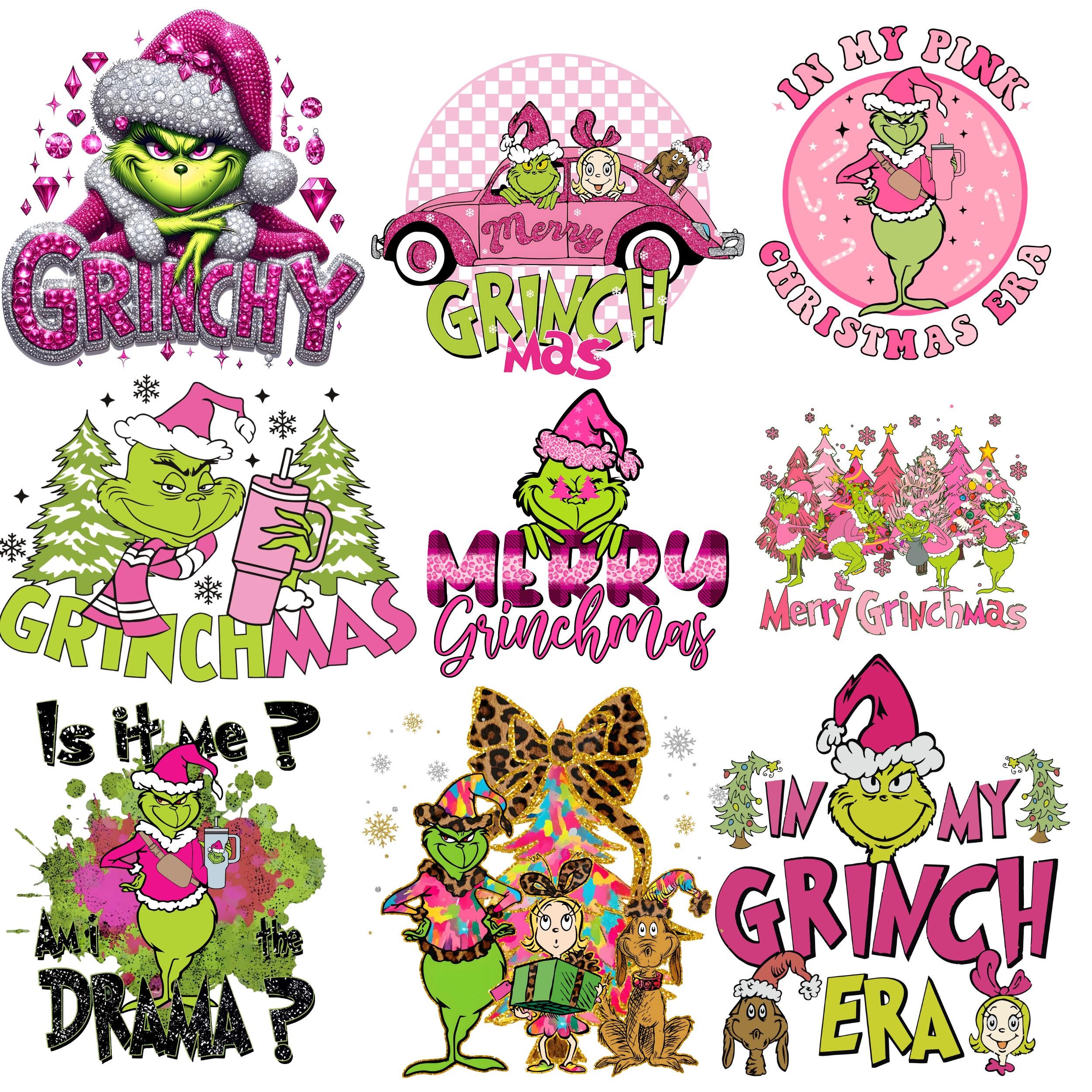 Pink Grinchmas Png 300 Dpi Digital Download Clipart Designs - Etsy