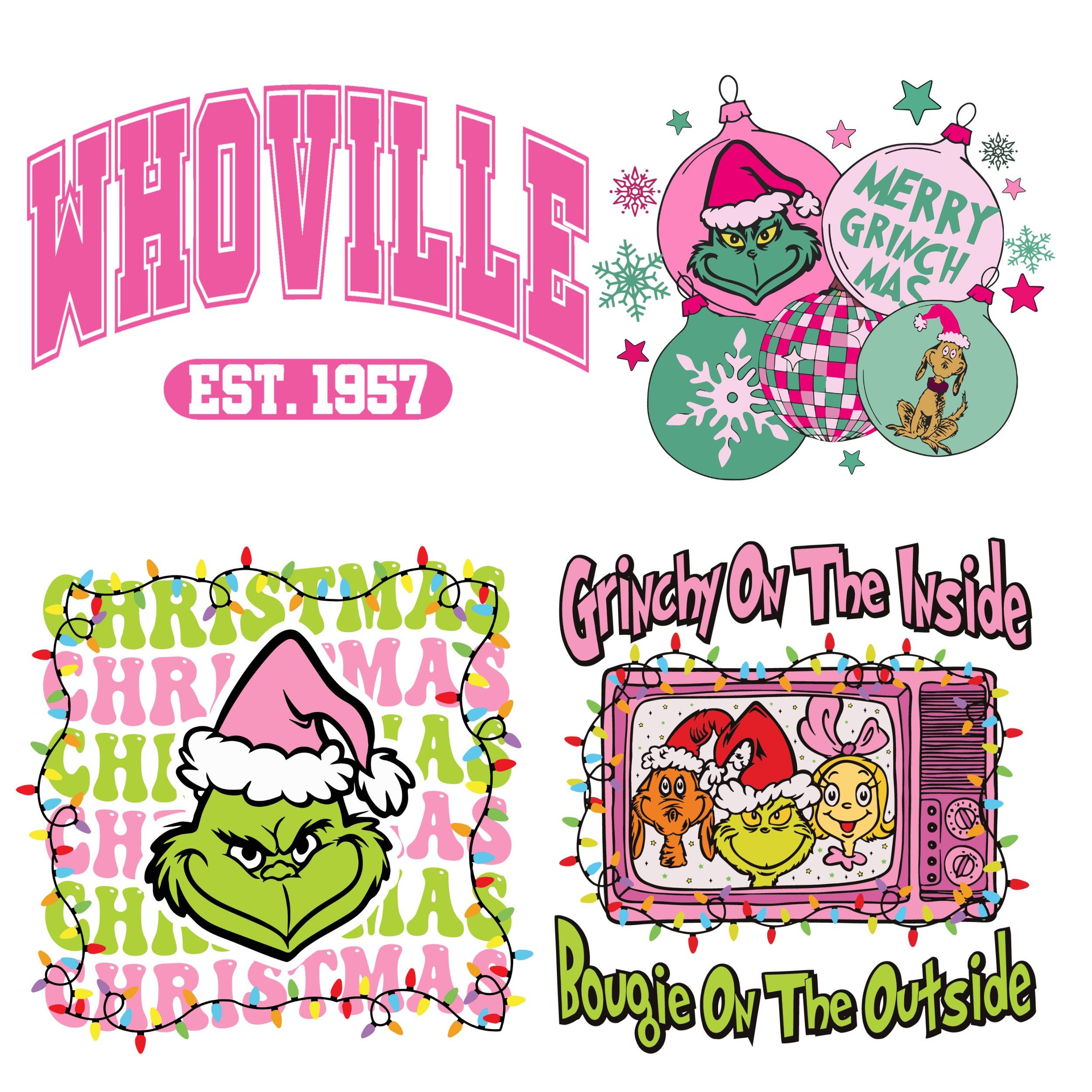 Pink Grinchmas Png 300 Dpi Digital Download Clipart Designs - Etsy