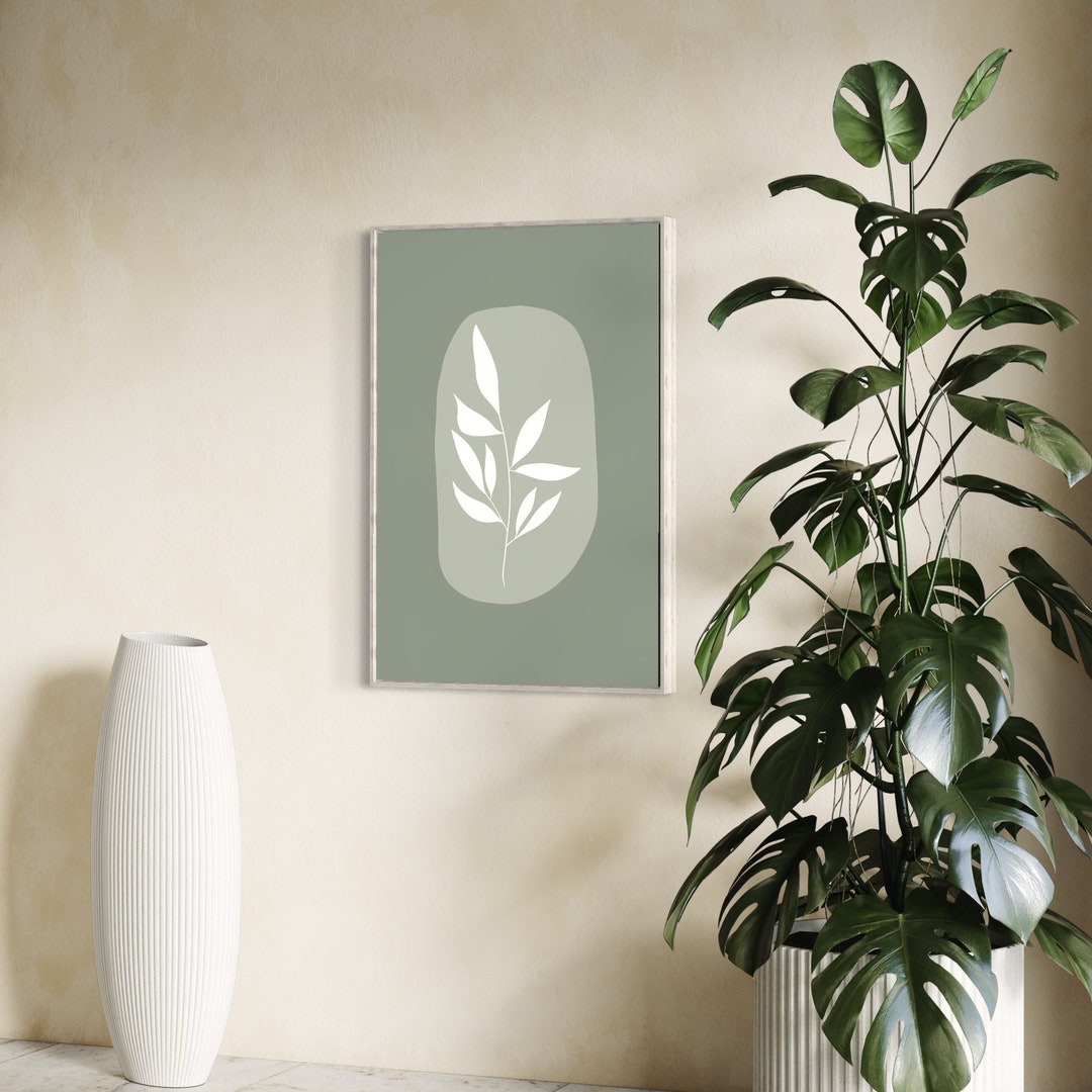 Simple and Minimalist Printable Wall Art, Geometric Abstract, Botanical ...
