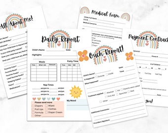Massive Childcare Bundle Daycare Template Bundle Start up - Etsy