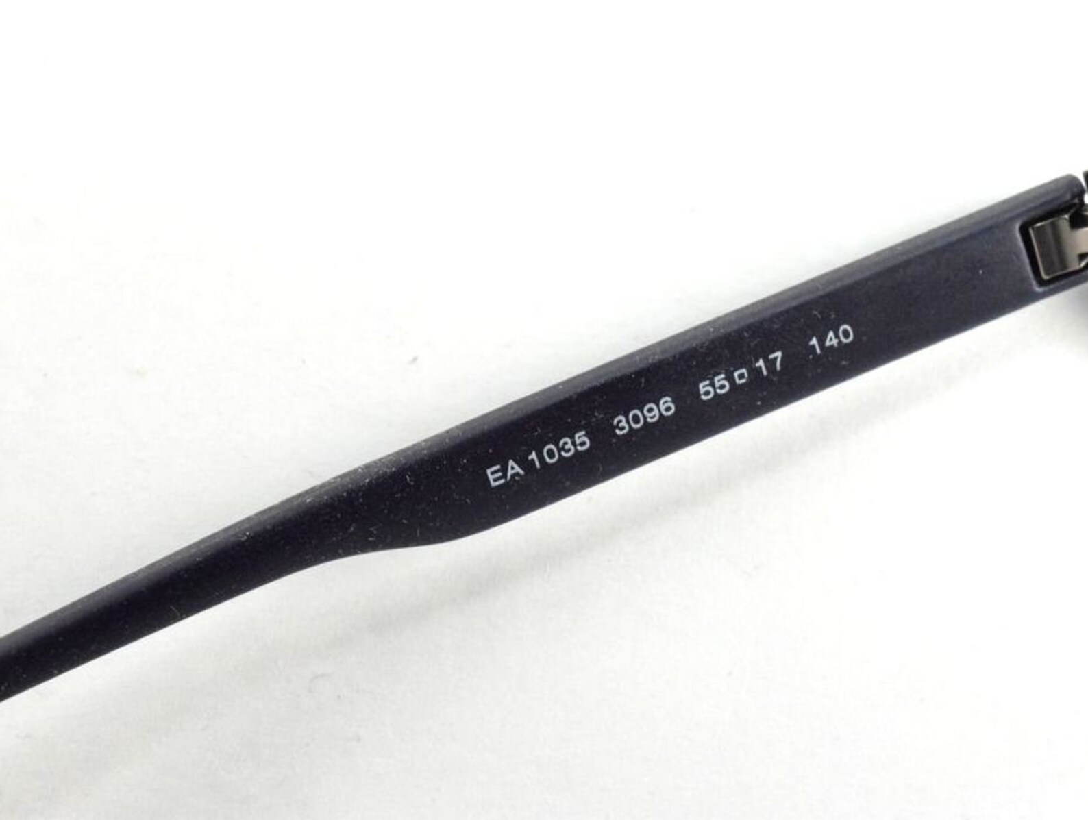 Emporio Armani EA 1035 3096 Eyeglasses Glasses Matte Gunmetal Silver ...